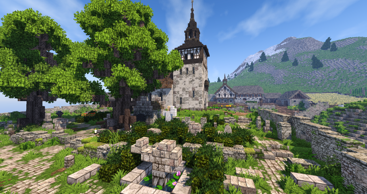 Early Medieval Monastery [Conquest Reforged] Minecraft Map