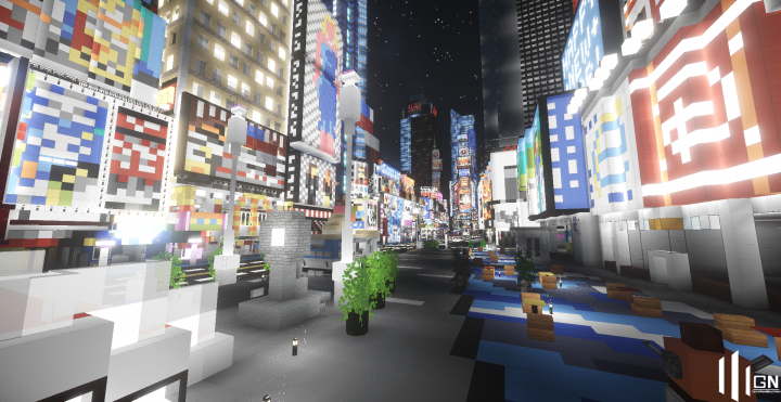 [GN] Times Square Minecraft Map