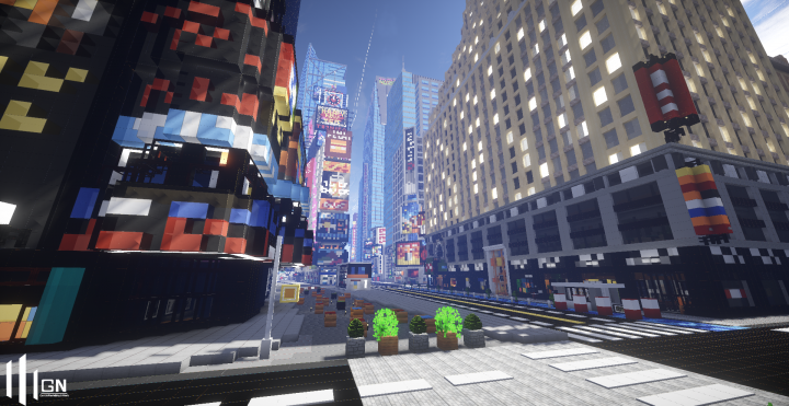 [GN] Times Square Minecraft Map