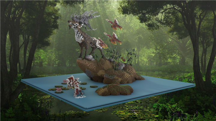 The king of the Deer Minecraft Map