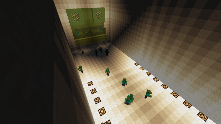 Zombie Shooter - Shooter Minigame - Minecraft 1.11x Minecraft Map