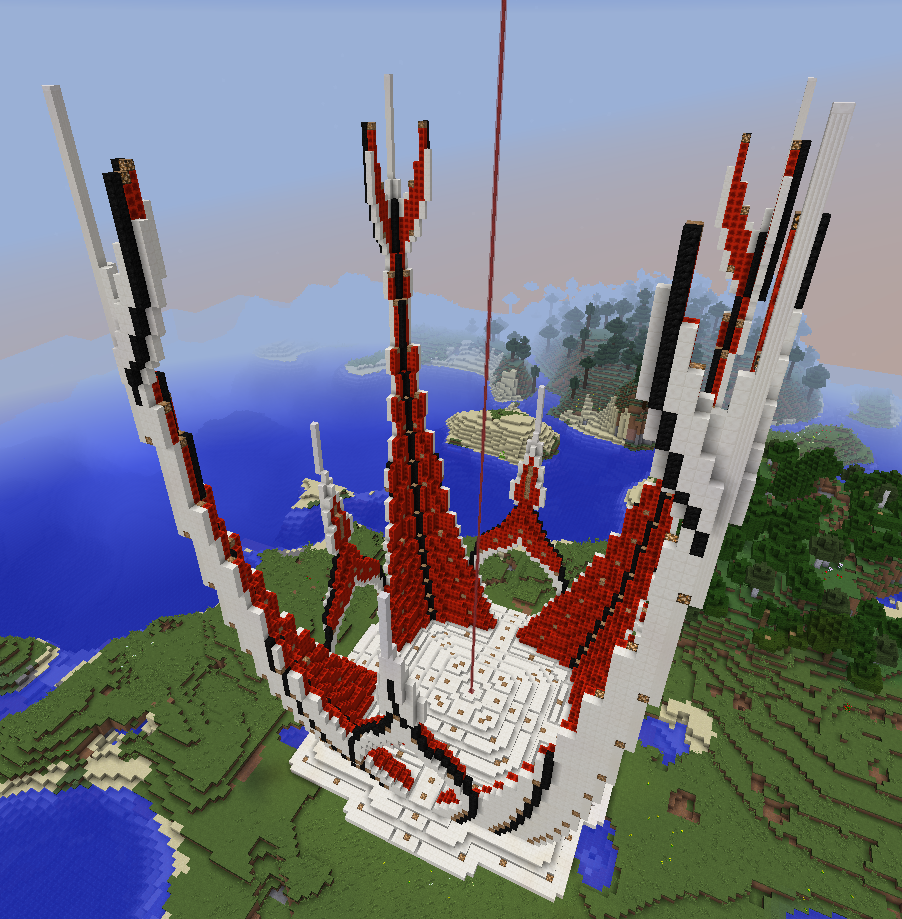 Large Spiked Spawn Pad Minecraft Map