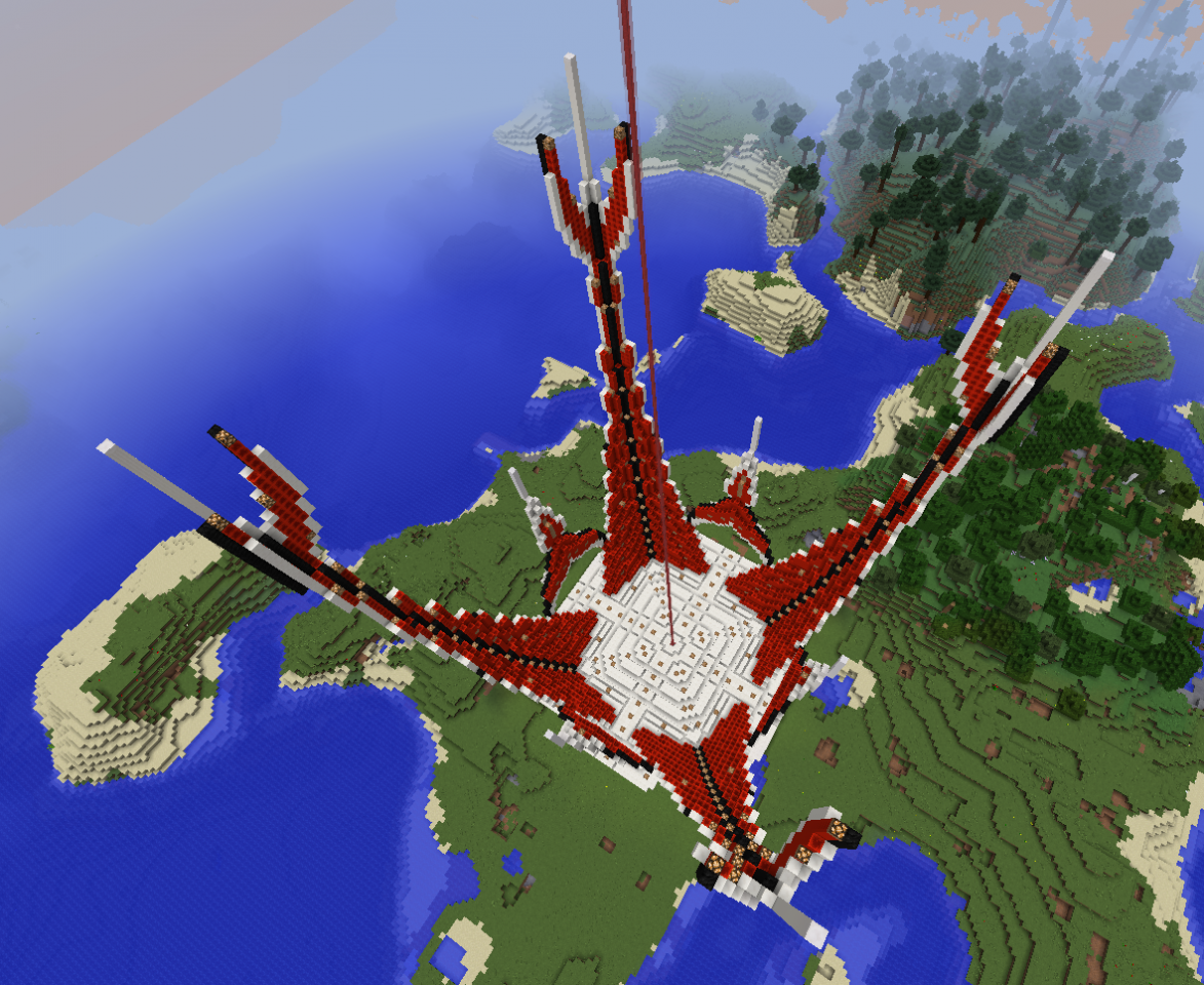 Large Spiked Spawn Pad Minecraft Map