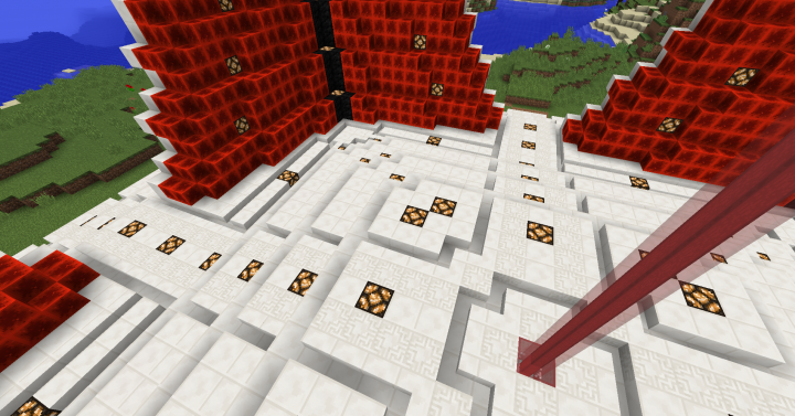 Large Spiked Spawn Pad Minecraft Map