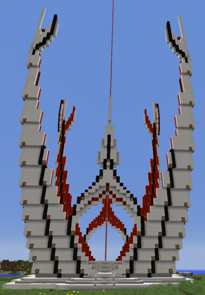 Large Spiked Spawn Pad Minecraft Map