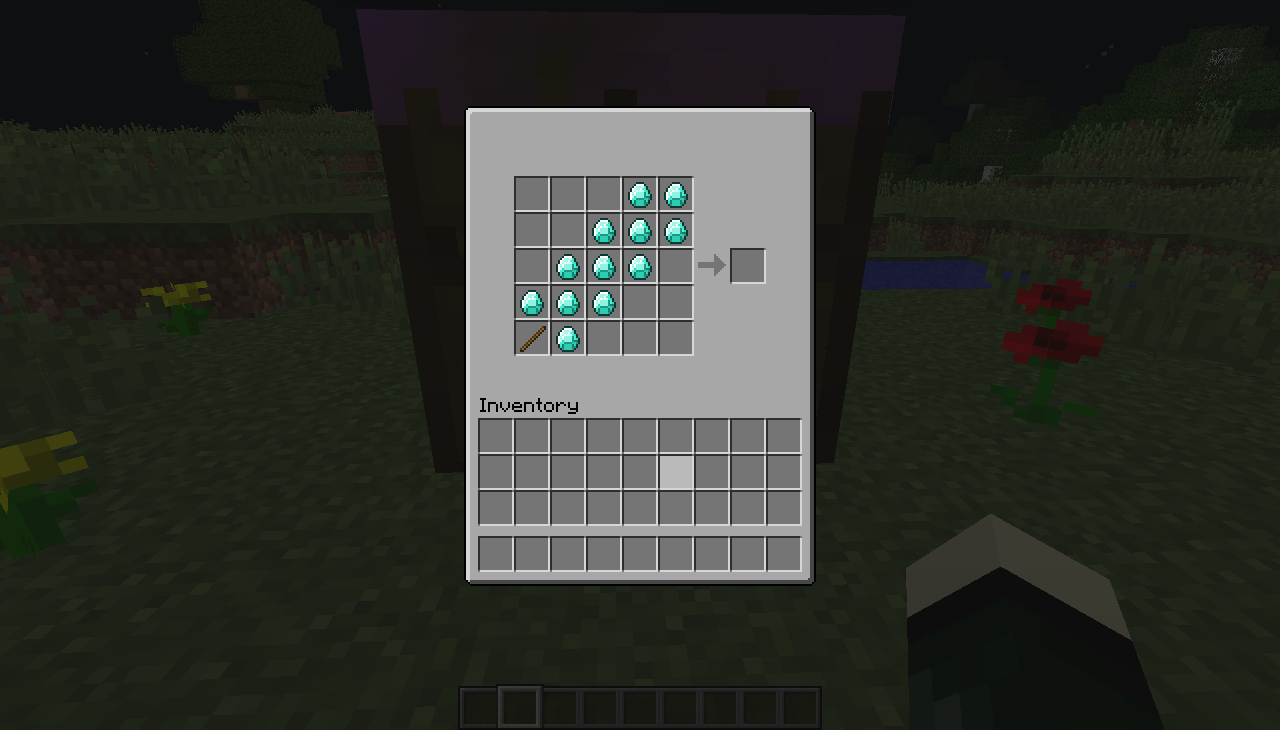 Super Crafter In One Command (5x5 Crafting Table) Minecraft Map