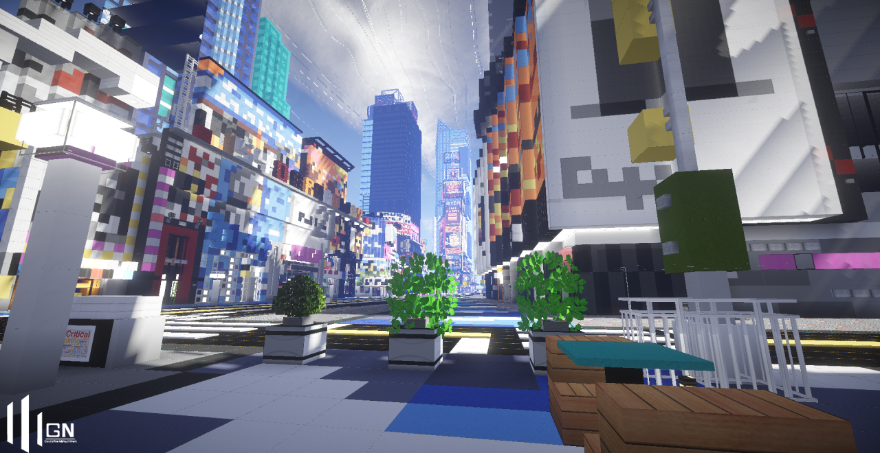 [GN] Times Square Minecraft Map