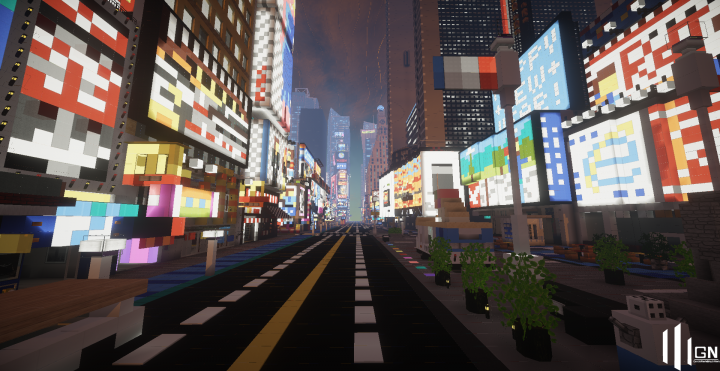 [GN] Times Square Minecraft Map