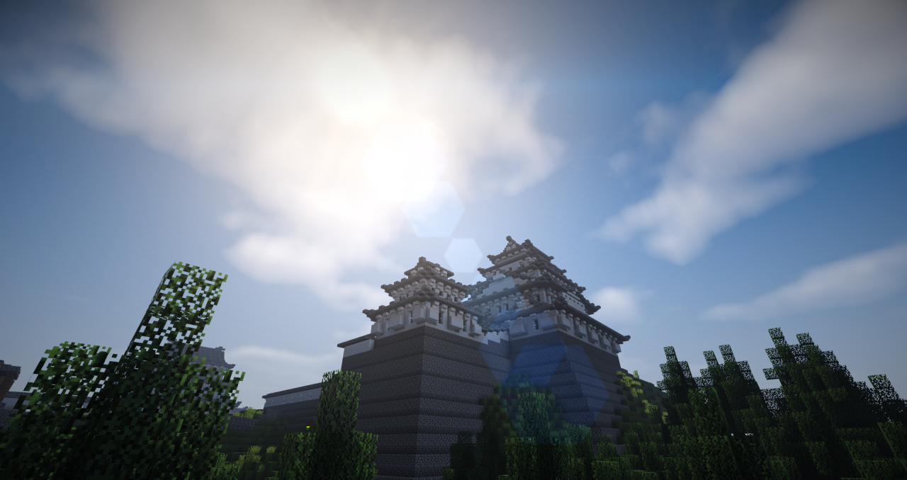 Fictitious naval base and shipyard Minecraft Map