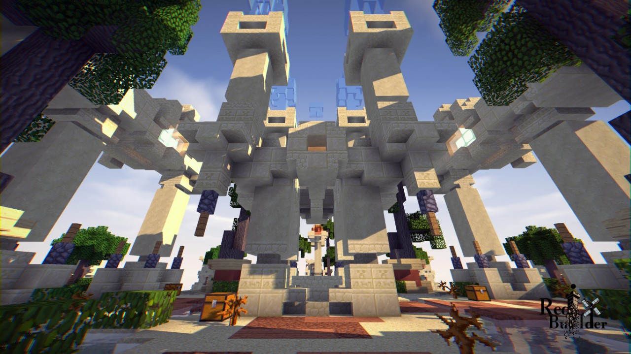 SkyWars Sandy Temple Minecraft Map