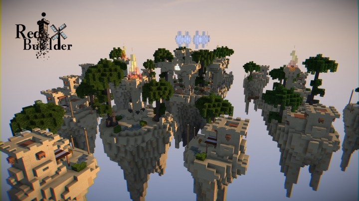 SkyWars Sandy Temple Minecraft Map