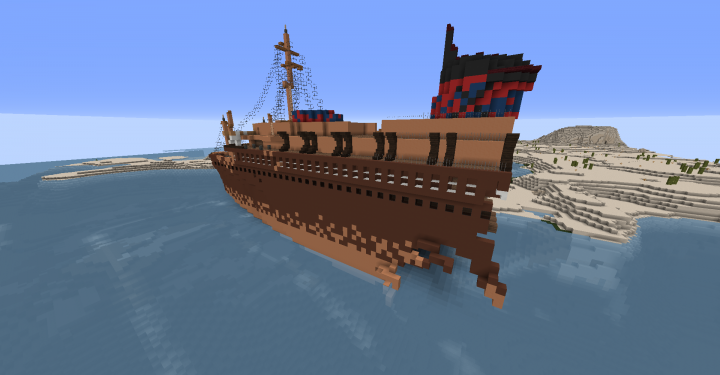 SS American Star Shipwreck Minecraft Map