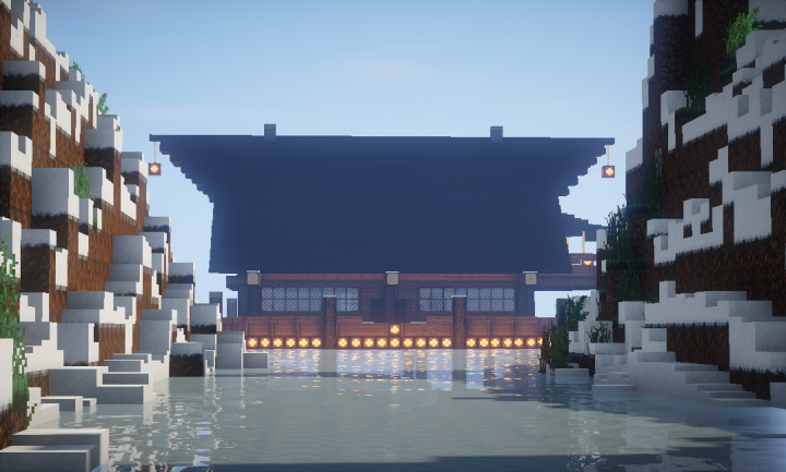 'Crescent Cove' Winter Edition Minecraft Map