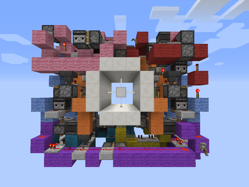 End Rod Vault Door Minecraft Map