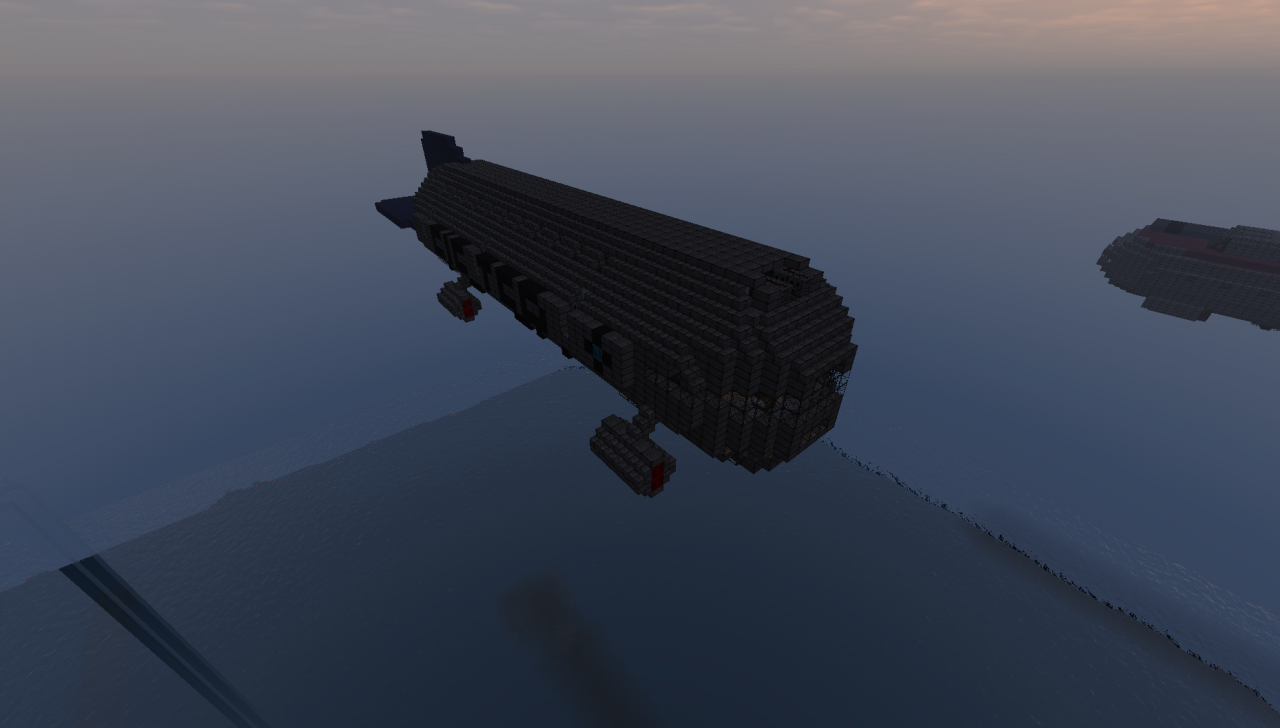 U.S.S Fletcher - destryoer airship Minecraft Map