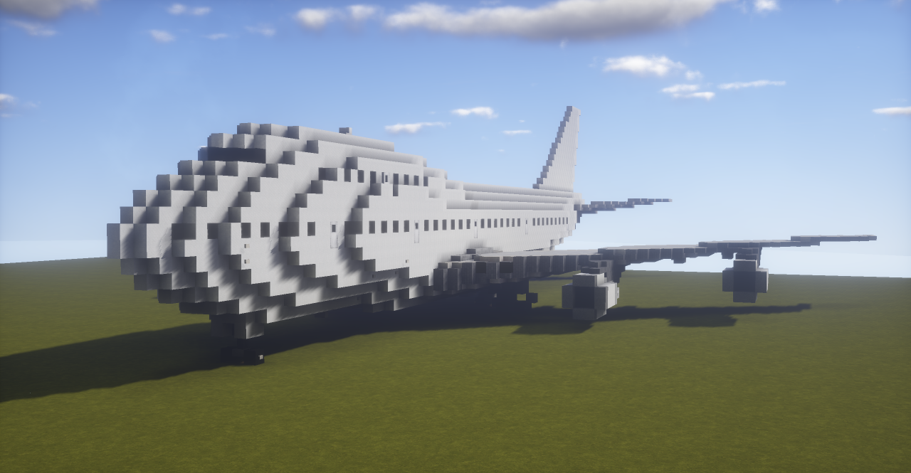 Boeing 747 Family Minecraft Map