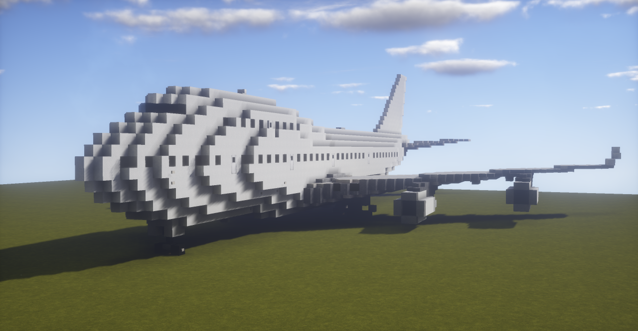 Boeing 747 Family Minecraft Map