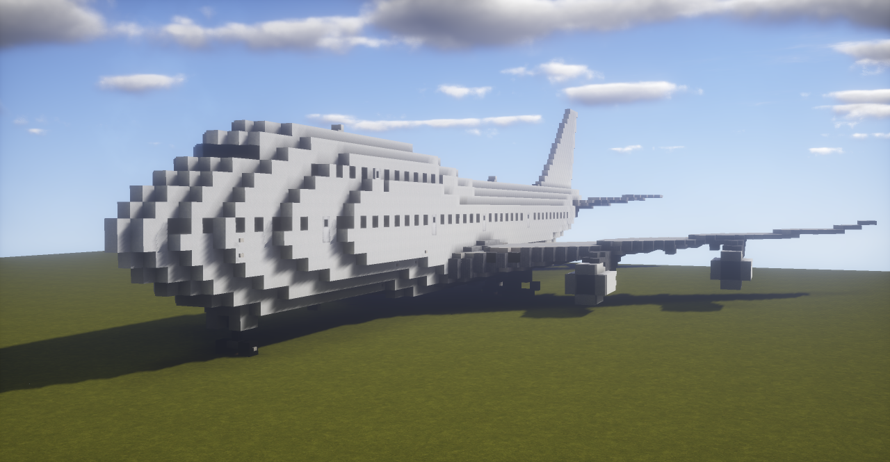 Boeing 747 Family Minecraft Map