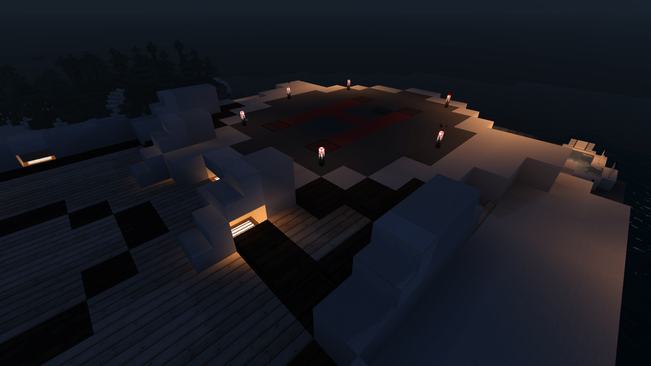 Super-yacht - 'GrayScale' Minecraft Map