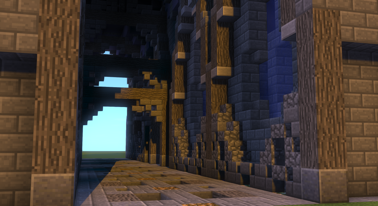 Fantasy Wall And Gate Housel Modular Schematics Minecraft Map