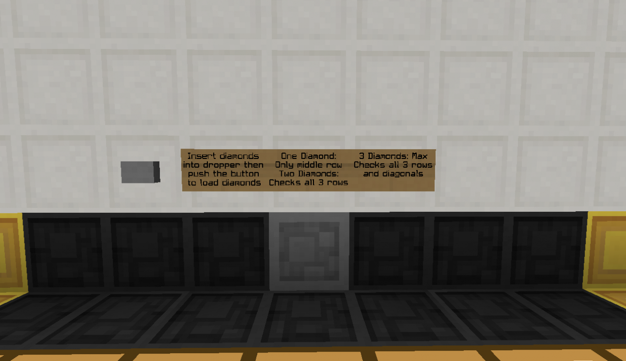 Redstone Slot Machine Minecraft Map