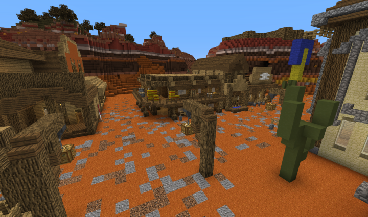 Purgatory Range - Wild West Spawn Minecraft Map