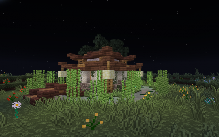 Tiny Chinese Hut Minecraft Map