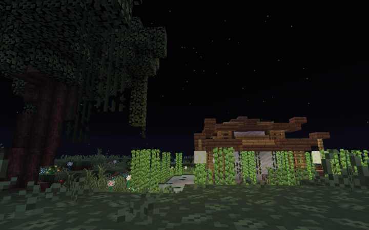 Tiny Chinese Hut Minecraft Map