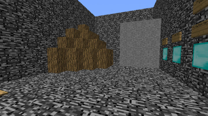 Find the Button 5 Levels Minecraft Map