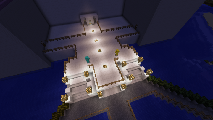 Castle on a Lake Minecraft Map