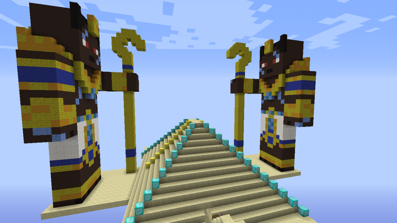 Labyrinth pyramid of Anubis Minecraft Map