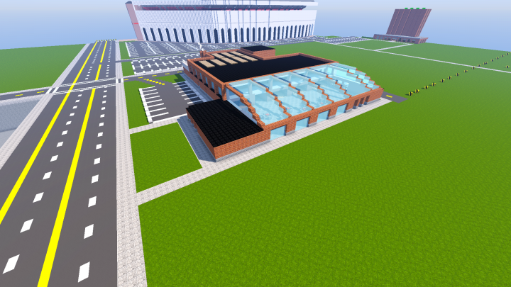 College Entrance Building Minecraft Map