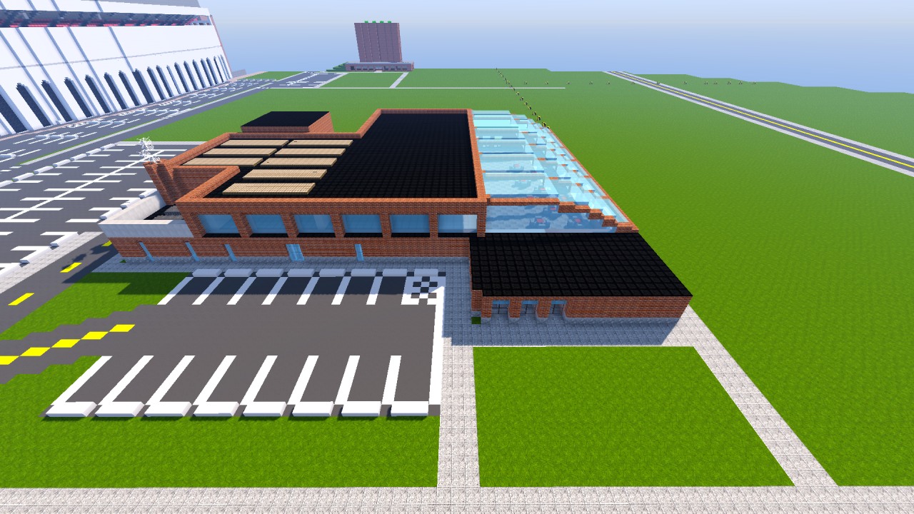 College Entrance Building Minecraft Map