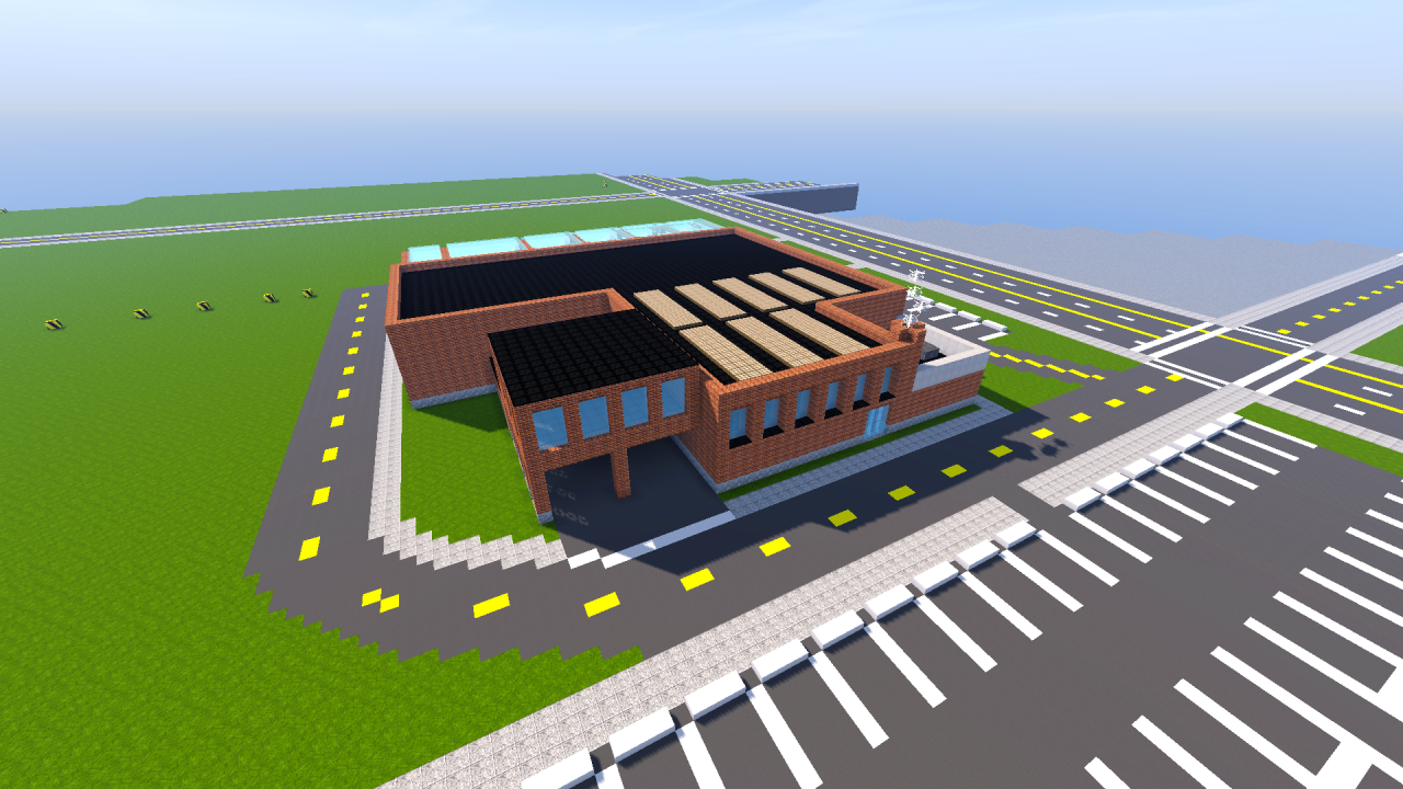 College Entrance Building Minecraft Map