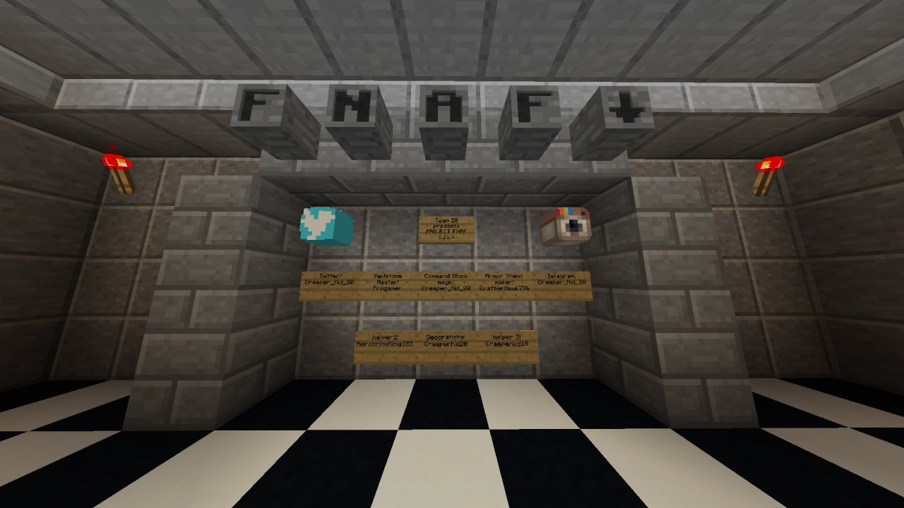 Project FNAF [DEMO] Minecraft Map