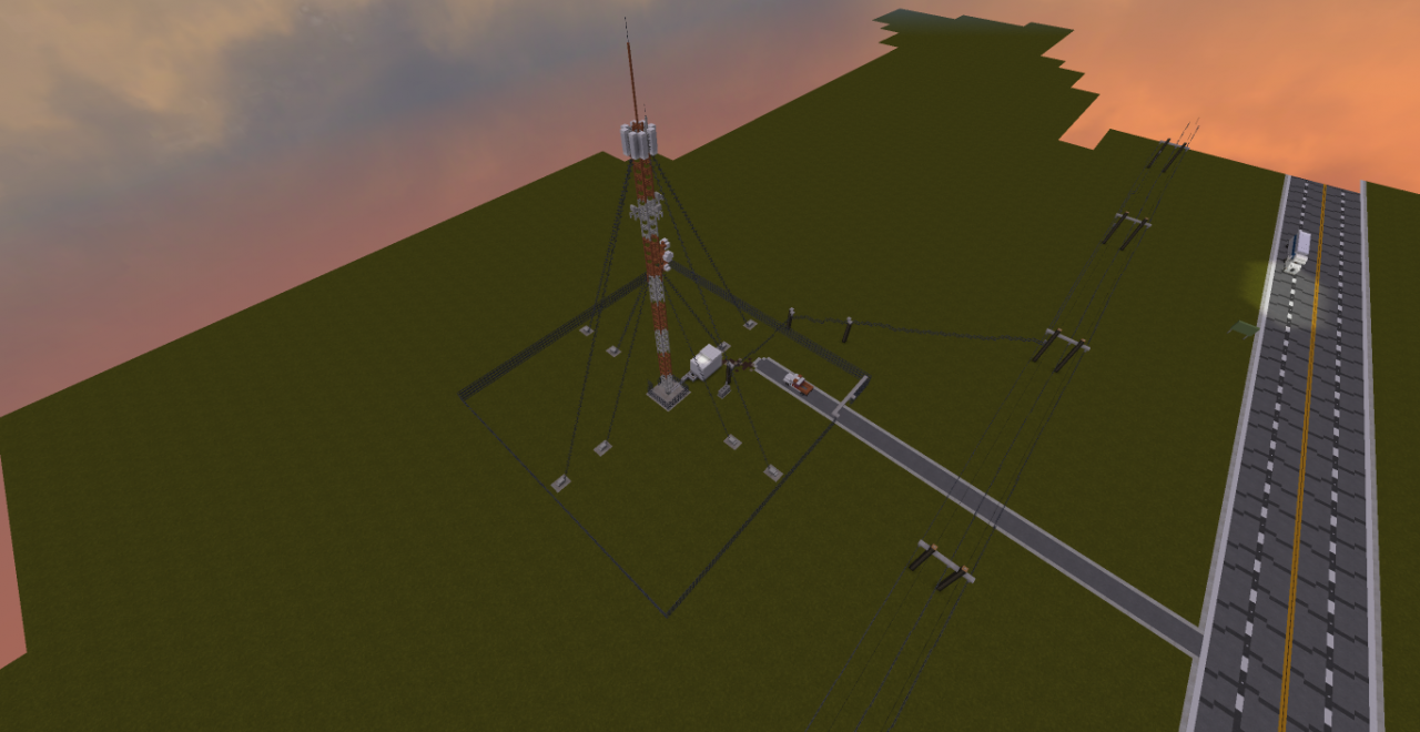 Cell Tower Minecraft Map