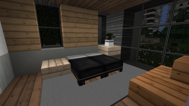 Modern Apartment Building 3 (full interior) Minecraft Map