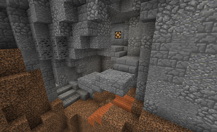 Mountian Cave Retreat Minecraft Map