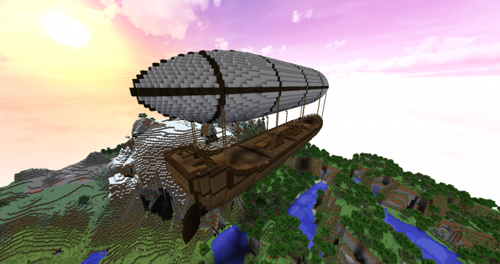 Fantasy Cargo Airship Minecraft Map
