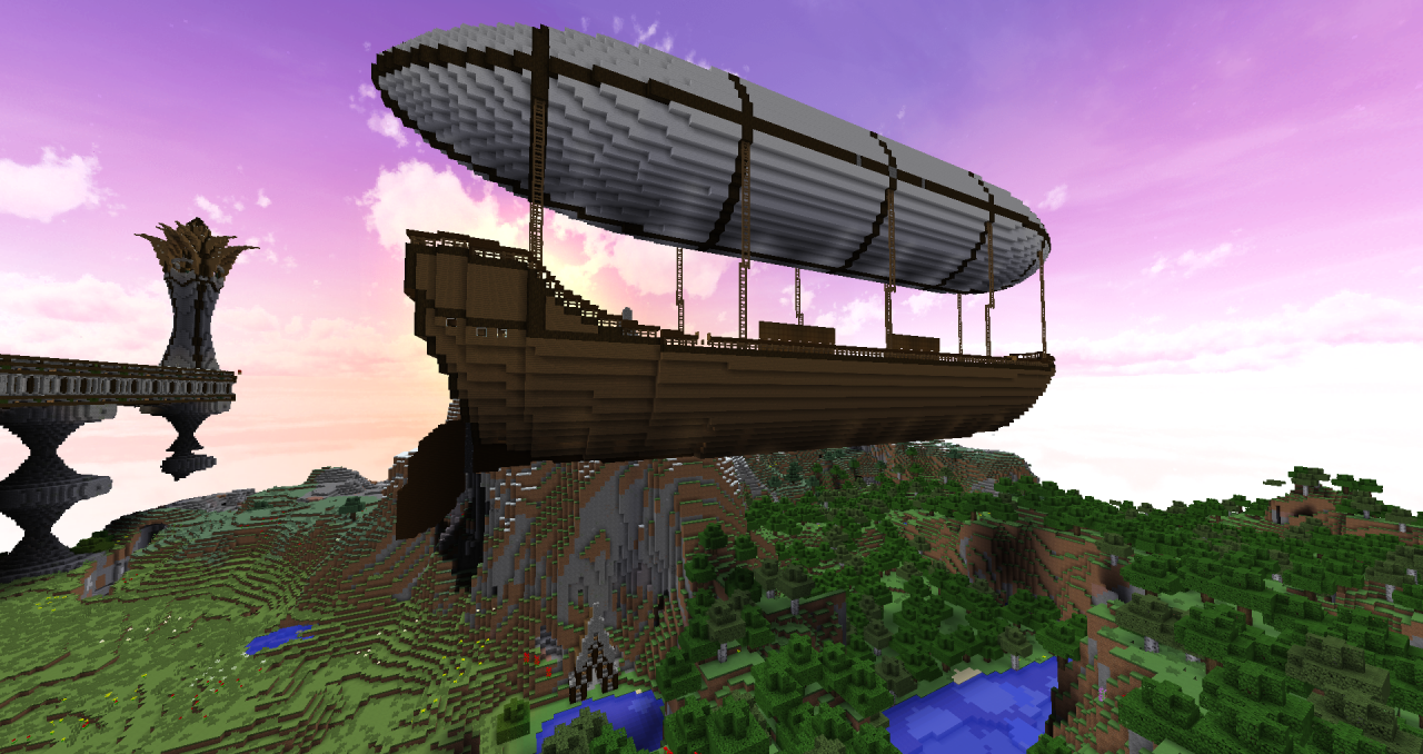 Fantasy Cargo Airship Minecraft Map