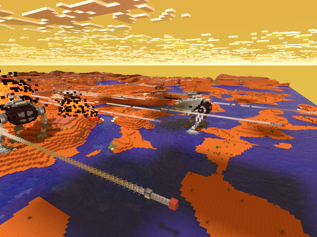 Hailfire Droid (Compact Version) STAR WARS Minecraft Map