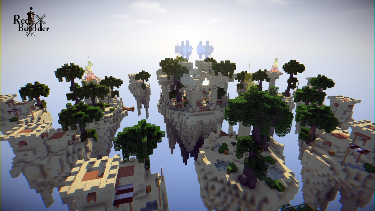 SkyWars Sandy Temple Minecraft Map