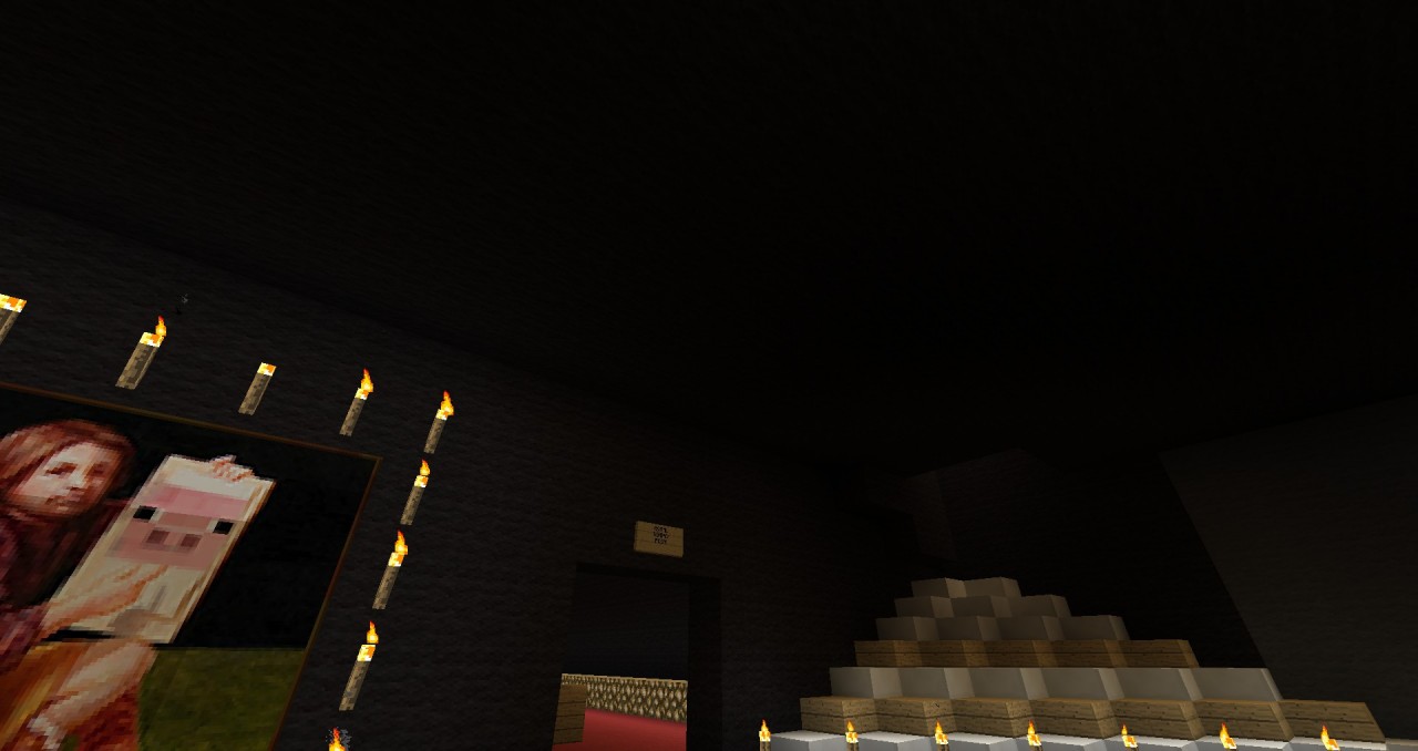 Burning Castle.......! Minecraft Map