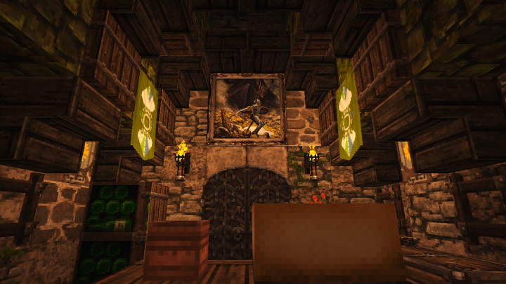 The Order of the Fang - Survival built Monastery Minecraft Map