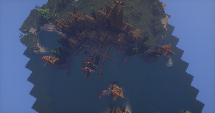 Costal Village/Shop Minecraft Map