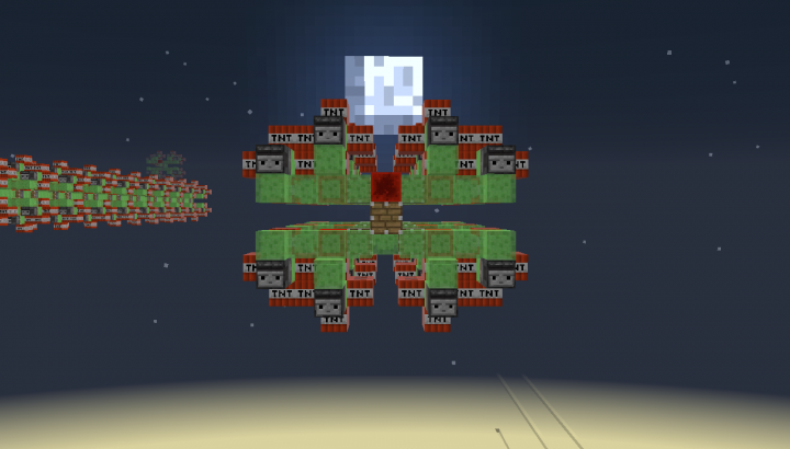 Flying Expandable Block Slimeblock Carrier Minecraft Map