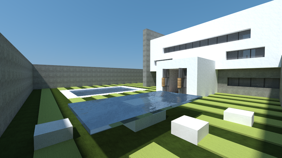 A SMALL MINIMALIST HOUSE Minecraft Map