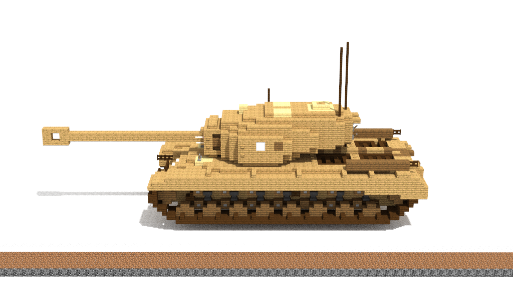 US Heavy Tank T34 (4:1) Minecraft Map
