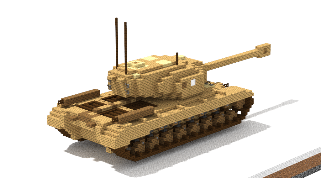 US Heavy Tank T34 (4:1) Minecraft Map