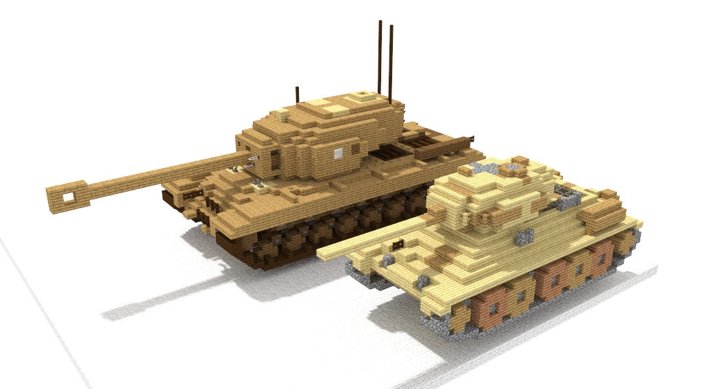 US Heavy Tank T34 (4:1) Minecraft Map